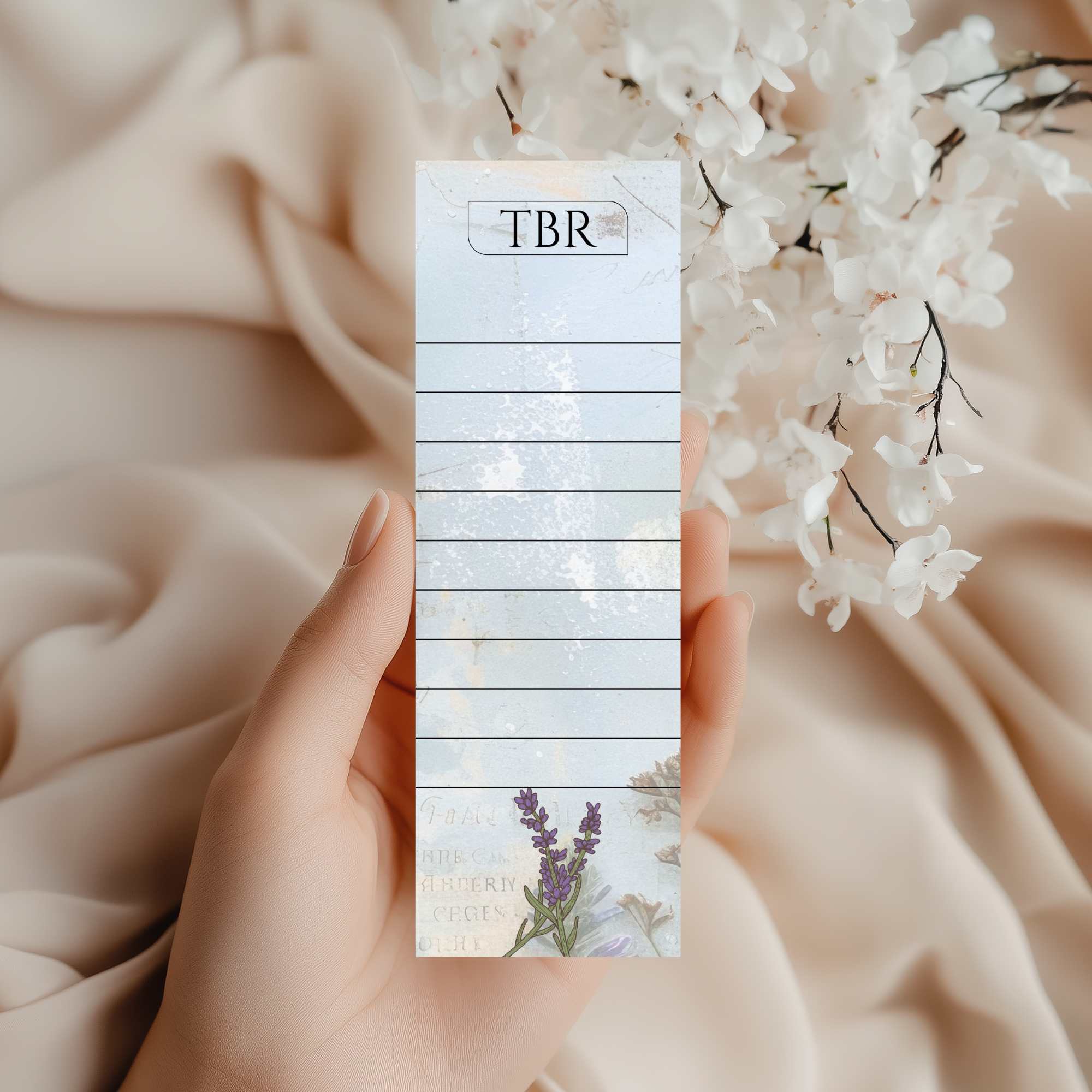 Printable TBR List Bookmark for Organized Reading – Fonts n Fables
